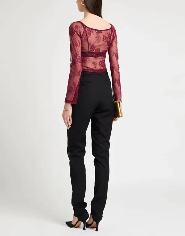Saint Laurent Solidcolor Wool Trousers