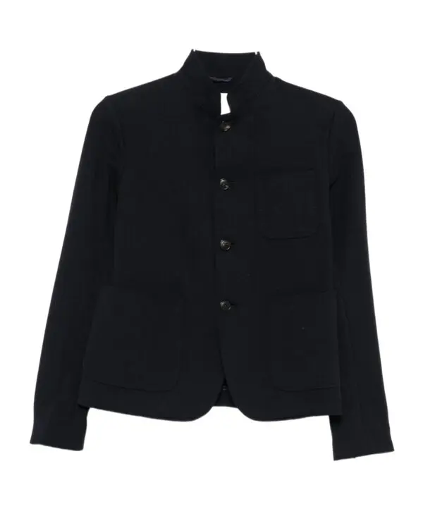 CIRCOLO 1901 Mandarin Collar Patch Pocket Jacket