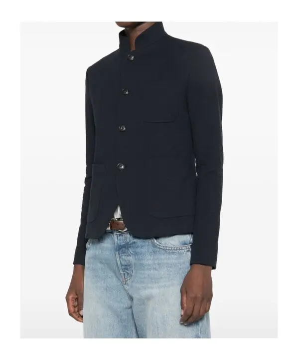 CIRCOLO 1901 Mandarin Collar Patch Pocket Jacket