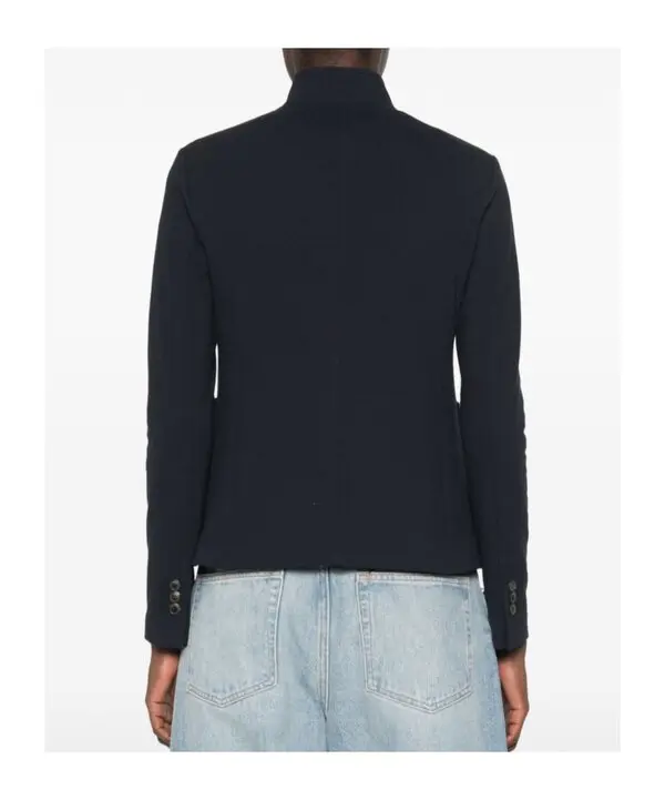 CIRCOLO 1901 Mandarin Collar Patch Pocket Jacket