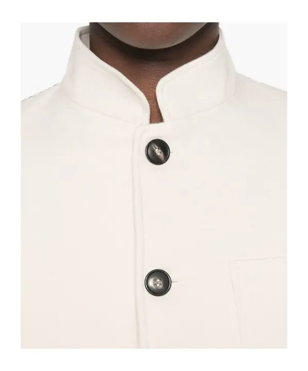 CIRCOLO 1901 Mandarin Collar Patch Pocket Blazer