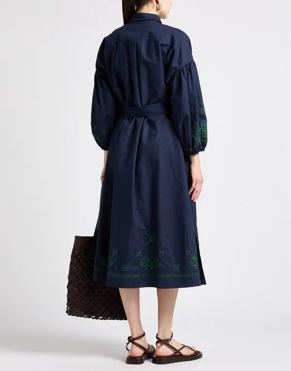 Max Mara Embroidered Shirt Dress