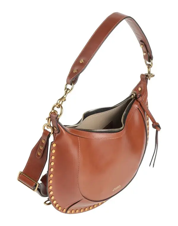 Isabel Marant Étoile Leather Hobo Bag With Stud Embellishments