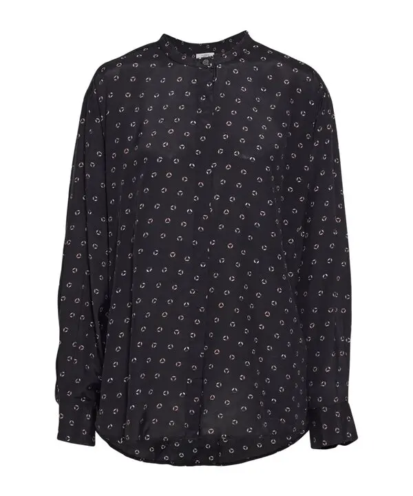 Isabel Marant Étoile Geometricprinted Longsleeve Shirt