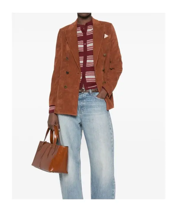 CIRCOLO 1901 Double-breasted Corduroy Blazer