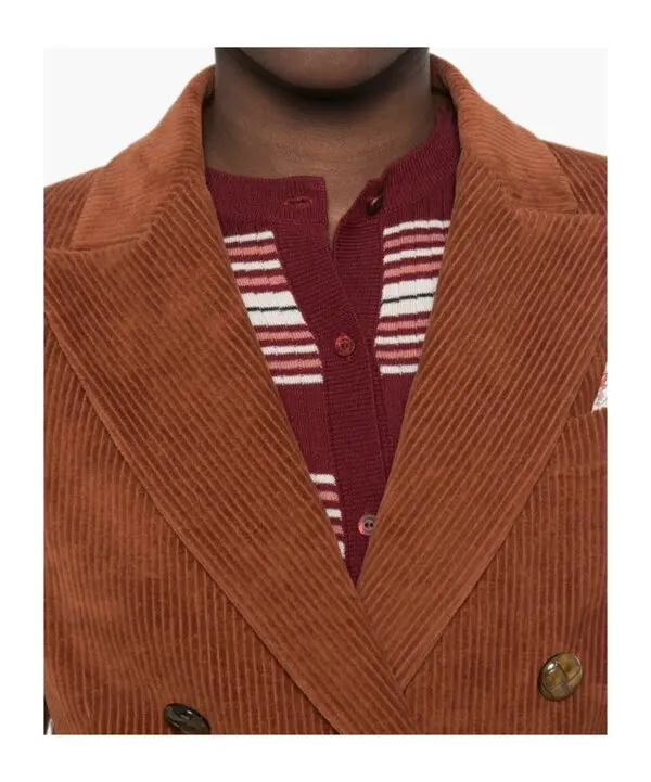 CIRCOLO 1901 Double-breasted Corduroy Blazer