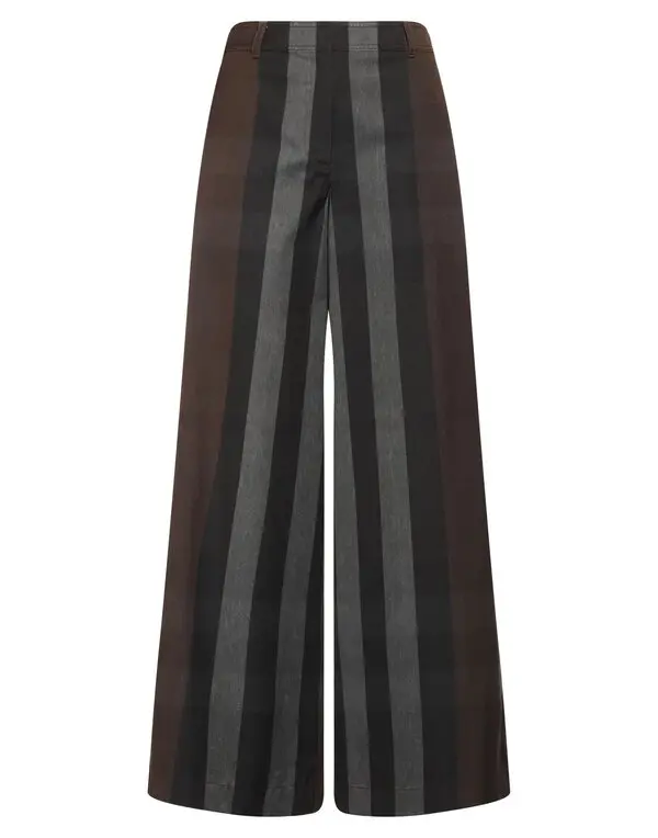 Burberry Wide-leg Striped Trousers