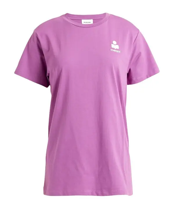 Isabel Marant Étoile Crewneck Short Sleeve T-shirt With Embroidered Logo - No