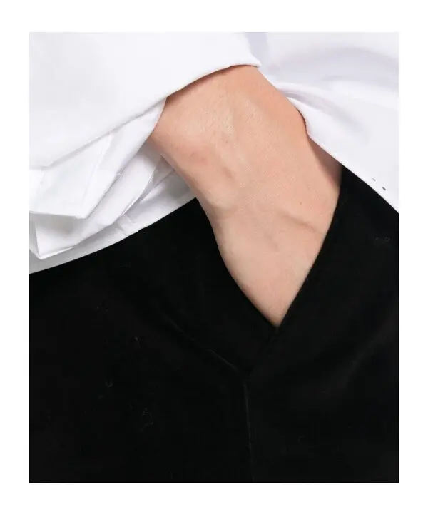 CIRCOLO 1901 Velvet-effect Wide-leg Trousers