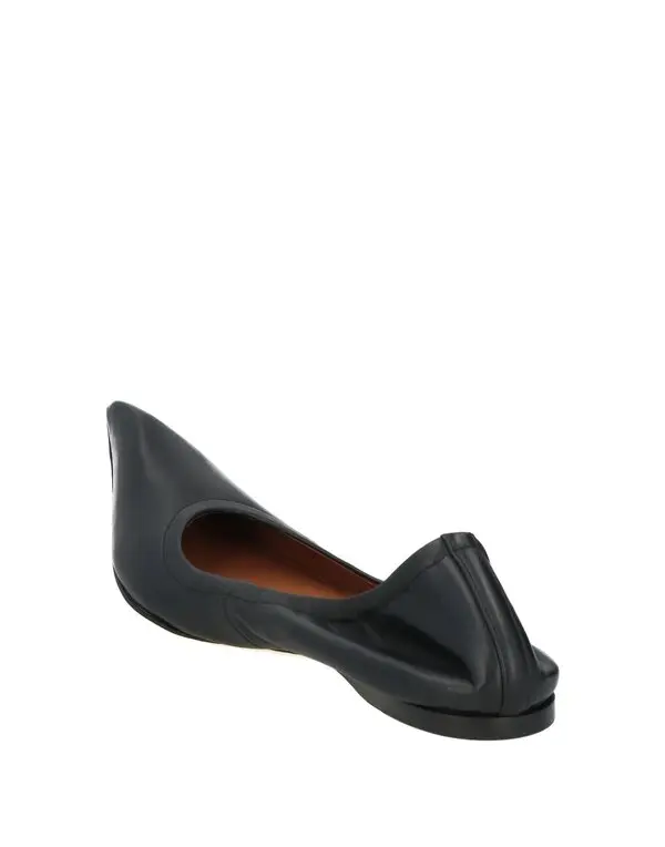 Marni Leather Pointed Toe Ballet Flats