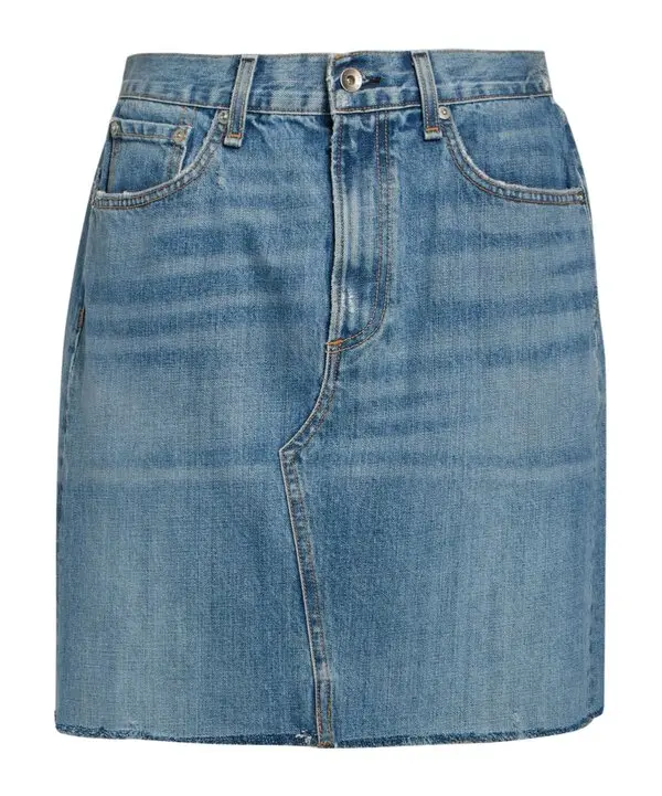 Rag & Bone Mid-length Denim Skirt