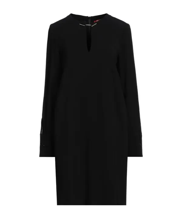 Max Mara Solid Color Long Sleeve Dress