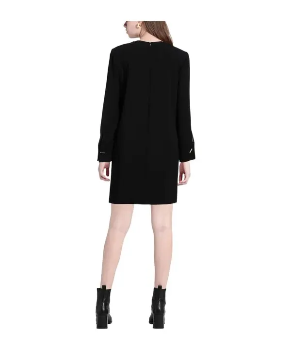 Max Mara Solid Color Long Sleeve Dress