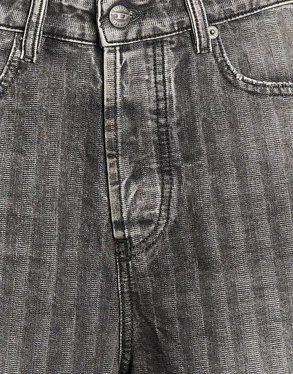 DIESEL® Striped Denim Shorts