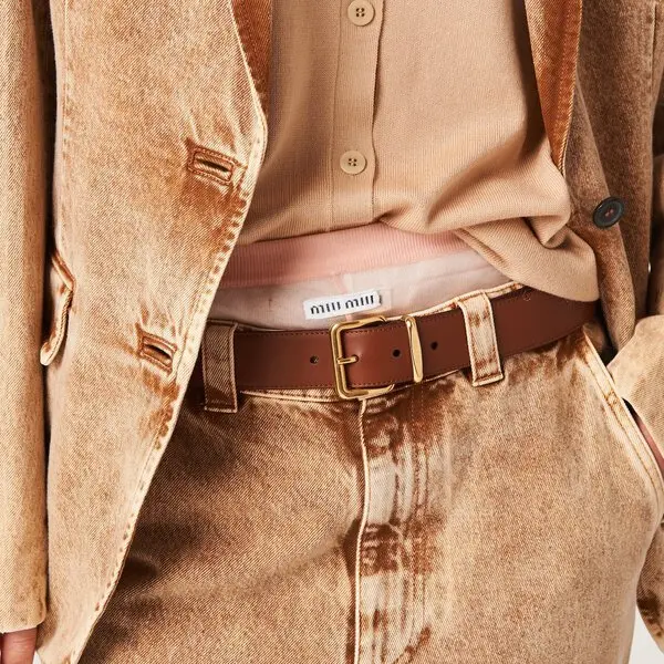 Miu Miu Logo Jeans