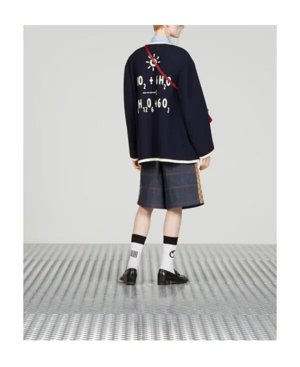 Gucci High-waist Denim Bermuda Shorts