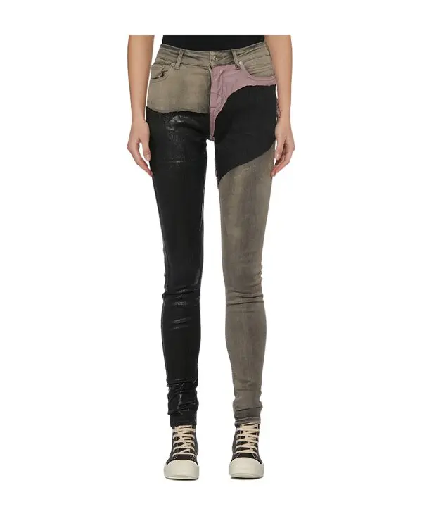 Rick Owens Logo Jeans - Black