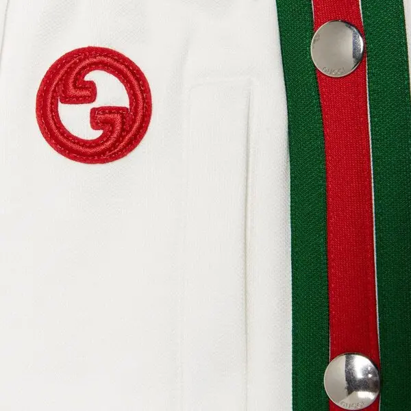 Gucci Web-stripe Press-stud Track Pants