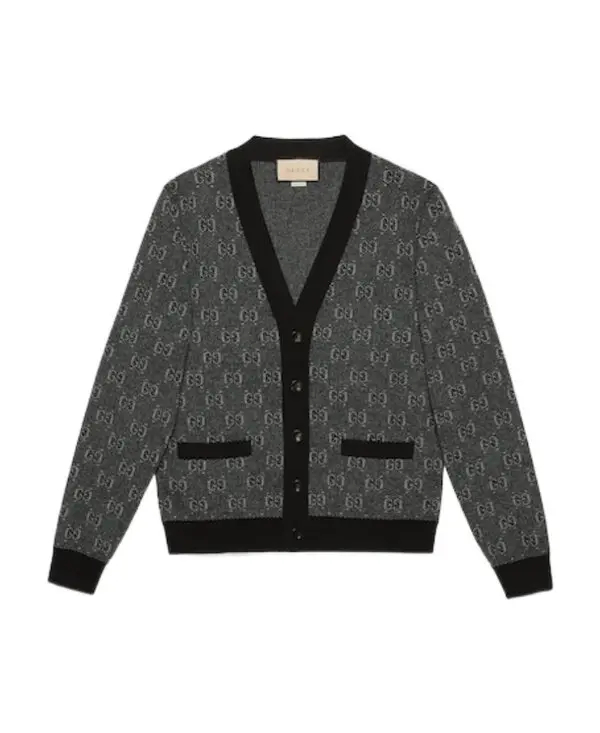 Gucci Gg Jacquard Button-up Cardigan