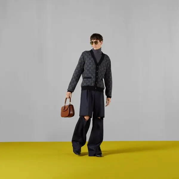 Gucci Gg Jacquard Button-up Cardigan