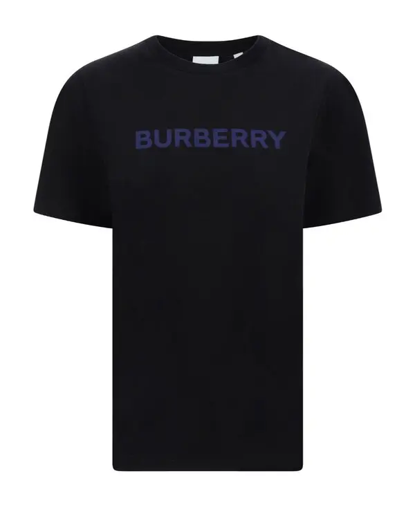 Burberry Logo-print Cotton T-shirt - Black
