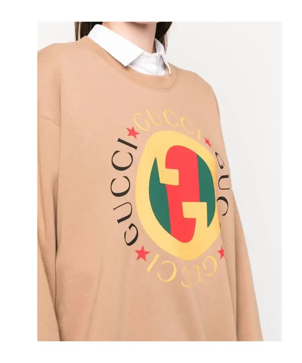 Gucci Heavy Felted Cotton Sweatshirt