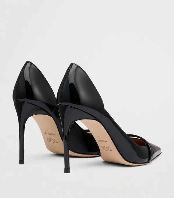 MALONE SOULIERS Patent Leather Heeled Pumps