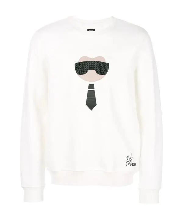 Fendi Karlito Decal Pullover