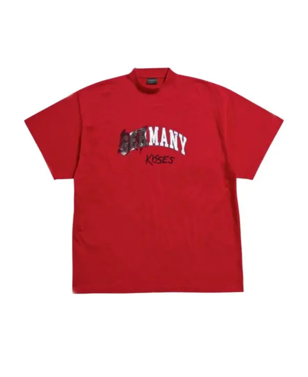 Balenciaga T-shirt With Round Neck And Short Sleeves
