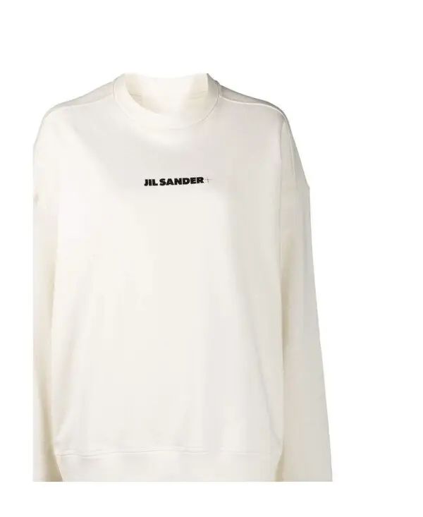 JIL SANDER Cropped Logo-print Sweatshirt