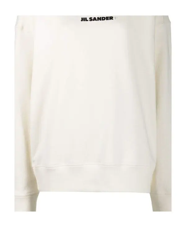 JIL SANDER Cropped Logo-print Sweatshirt