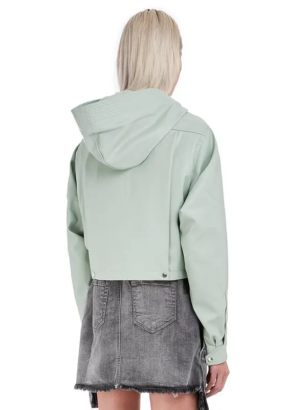 Rick Owens Hooded Cropped Jacket