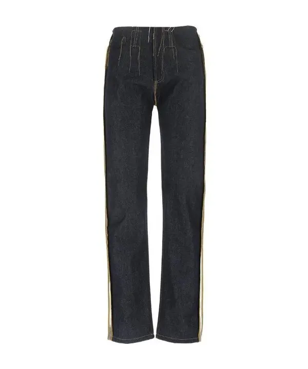 MAISON MARGIELA Striped Straight Jeans
