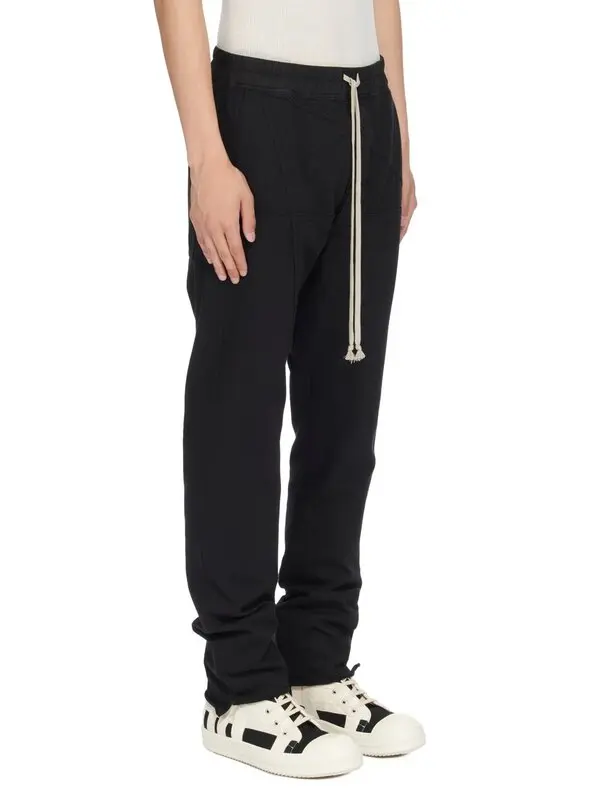 Rick Owens Elasticated Drawstring Waistband Trousers - Black