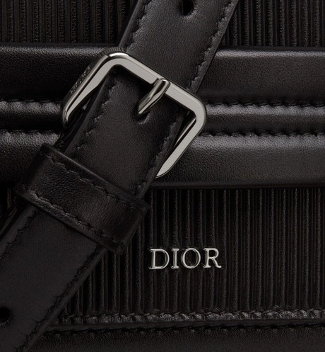 Dior Logo Embossed Shoulder Bag