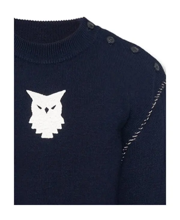 MAISON MARGIELA Wool Pullover With Animal Totem Embroidery
