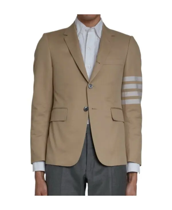 Thom Browne Stripe-print Detail Blazer