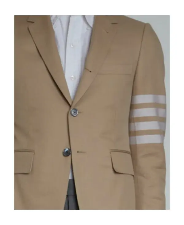 Thom Browne Stripe-print Detail Blazer