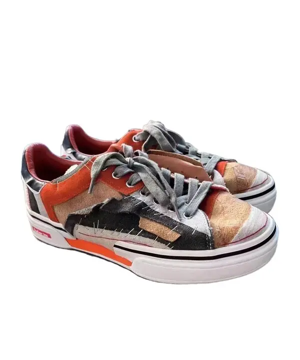 Kolor Patchwork Lace-up Sneakers