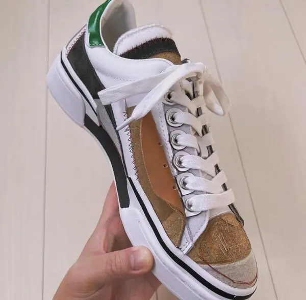 Kolor Patchwork Lace-up Sneakers