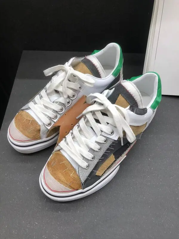 Kolor Patchwork Lace-up Sneakers