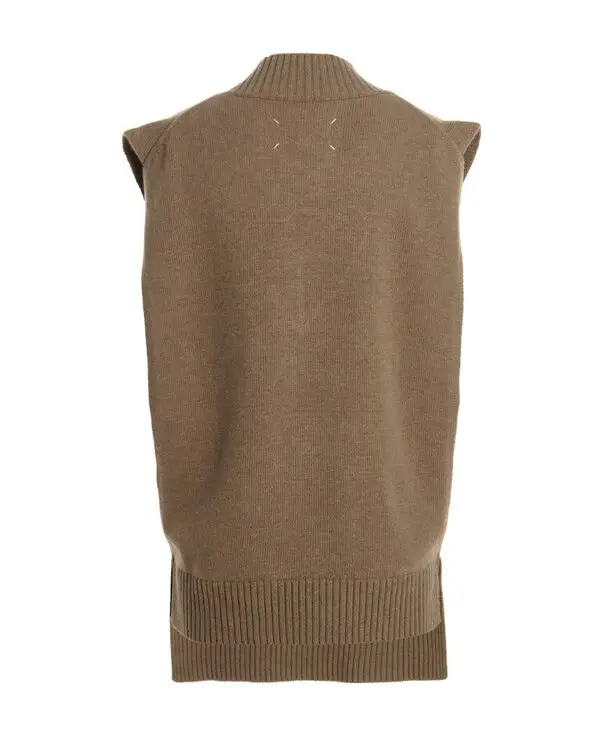 MAISON MARGIELA Sleeveless V-neck Sweater