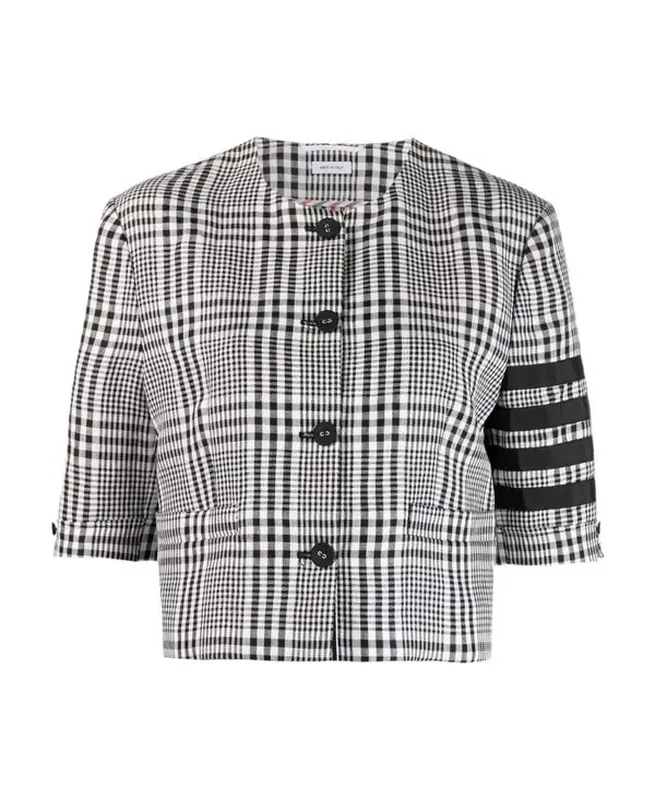 Thom Browne 4-bar Stripe Cardigan Jacket