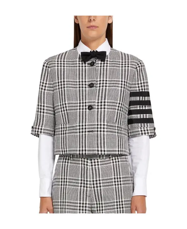 Thom Browne 4-bar Stripe Cardigan Jacket