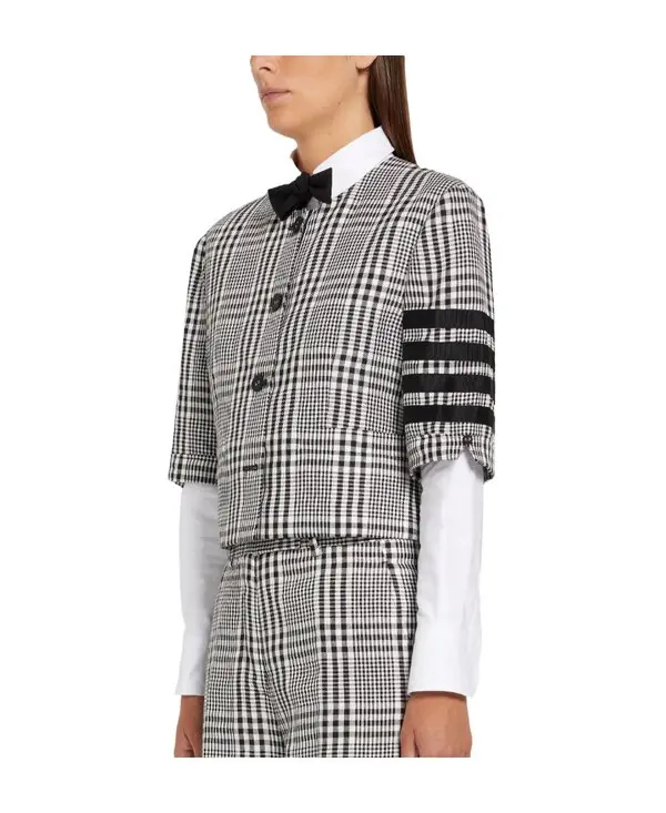Thom Browne 4-bar Stripe Cardigan Jacket