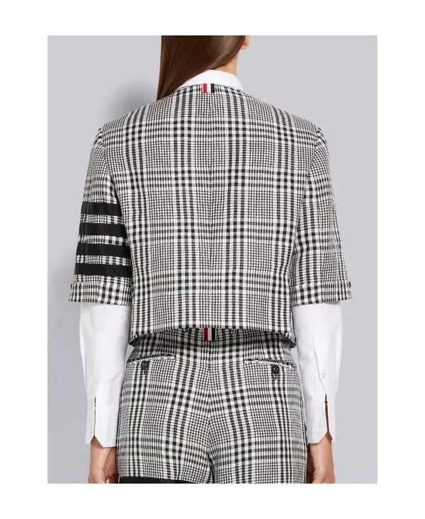Thom Browne 4-bar Stripe Cardigan Jacket