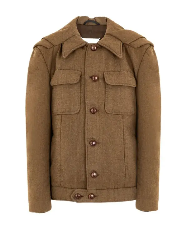 MAISON MARGIELA Padded Wool Jacket