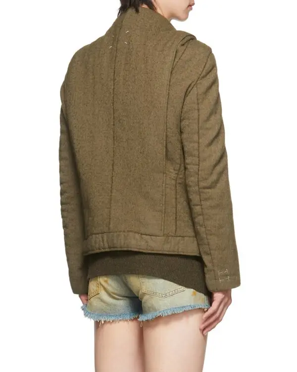MAISON MARGIELA Padded Wool Jacket