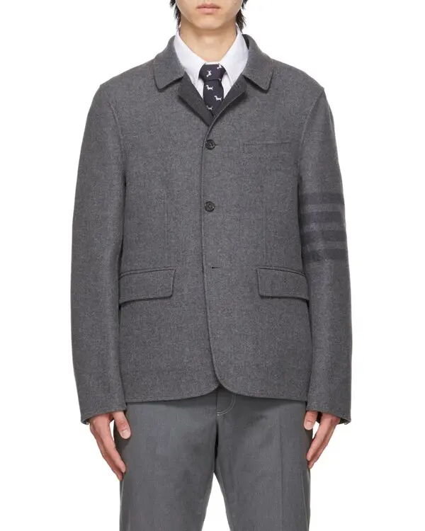 Thom Browne Wool Button-fastening Shirt-jacket
