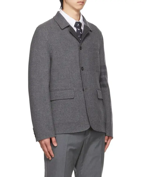 Thom Browne Wool Button-fastening Shirt-jacket